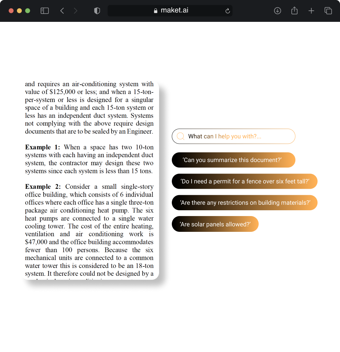 Features | End-to-End Generative Design | Maket